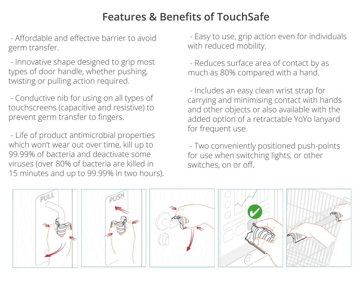 TouchSafe - Avoid Contact With Germs | Connexus